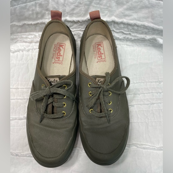 Keds | Shoes | Keds Womens Scout Trek Splash Green Canvas Sneakers Size 9 Water Repellent Shoes ...